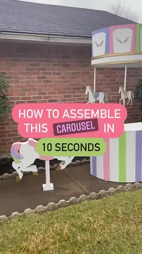 Unique Unicorn Carousel Table for Party Decor