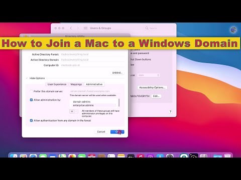 How to join a Mac to a Windows Domain