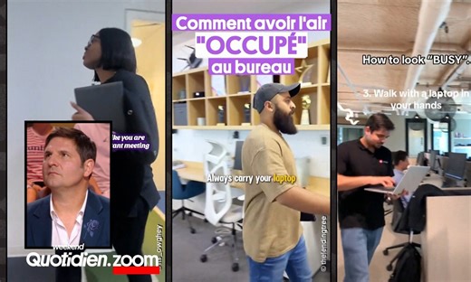 Zoom : le "Task masking" ou comment donner l'illusion de travailler - Quotidien | TF1+ Suisse 🇨🇭
