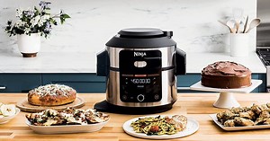 Ninja's 8-quart 3-tier multi-cooker air fryer hits second-best Amazon price at $190 (Reg. $250 )