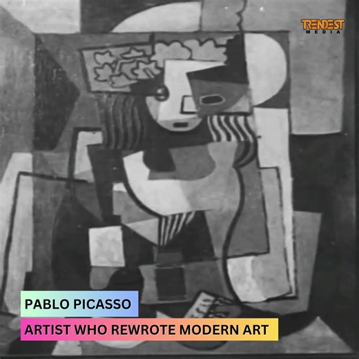 Trendest TV on Instagram: "PABLO PICASSO: THE ARTIST WHO REWROTE MODERN ART | A fresh glance at the life, passions, and legacy of a 20th-century giant. We revisit the extraordinary journey of Pablo Picasso, born in Málaga, Spain, in 1881—a man whose restless creativity reshaped modern art. Raised by a painter father and trained early in classical techniques, Picasso mastered tradition only to dismantle it, refusing to stand still at any point in his career. We return to his early Paris years, ma