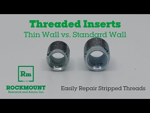 Rockmount Threaded Inserts - Thin Wall vs Standard Wall - What's the Difference?