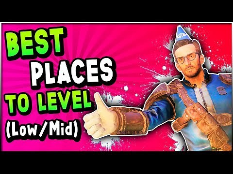 Fallout 76 - BEST Places To LEVEL FAST For BEGINNERS & MID Level Players (Fallout 76 Leveling Guide)