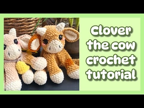 Crochet Cow Tutorial | Free Amigurumi Pattern