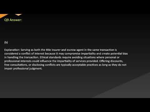 Pennsylvania Title Insurance Exam Free Practice Questions