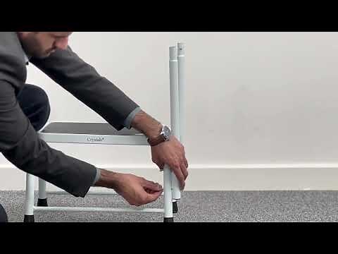 Simple and easy way to assemble handrail bath step stool