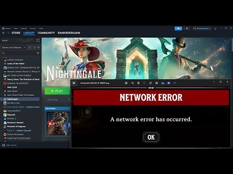 Fix Nightingale Network Error A Network Error Has Occurred On PC