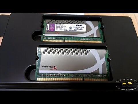 Kingston HyperX 8GB (2x4GB) DDR3 1600MHz CL9 SODIMM- Laptop Memory Installation