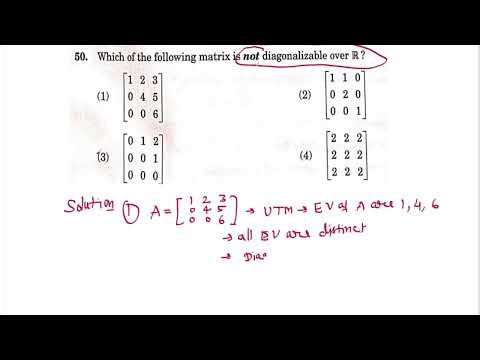 #Question_Based_on_Diagonalizable_KSET_2024