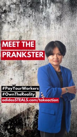 19 reactions | Meet the woman behind the prank! Len Leng is a Cambodian journalist who took on the role of adidas co-CEO in a hoax designed to expose adidas hypocrisy, their wage theft and workers' rights abuse. If you want to support the #PayYourWorkers campaign and tell adidas to #OwnTheReality Make sure to go to adidasSTEALS.com/takeaction | Clean Clothes Campaign | Facebook