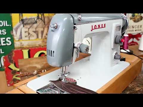 Jones CBE Sewing Machine Demonstration Video