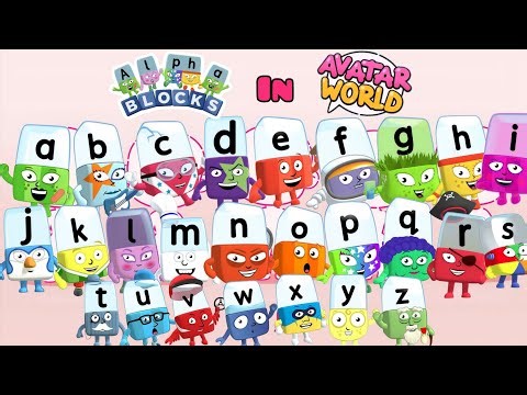 How To Make Alpha Blocks 🆎💬 All Characters in Avatar World!! #avatarworld #alphablocks #video