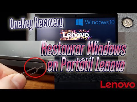 Reset factory Lenovo laptop 💻 | How to Reinstall Windows 10 with OneKey Recovery Button
