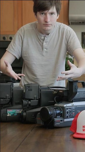 Huge Full VHS Camcorders!? #retro #90s #vhscamera #vhs
