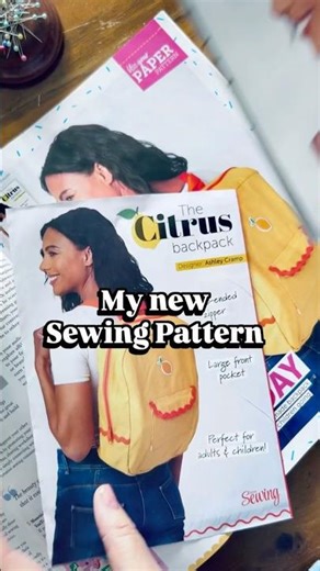 I Designed This Citrus Backpack—Free Pattern in Love Sewing Mag! #freesewingpattern