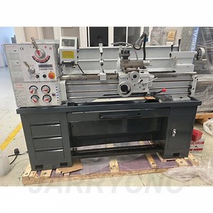 [Hot Item] Gear Head High Quality Medium Manual Variable Speed Bench Lathe Machine Horizontal Metal Gap-Bed Lathe