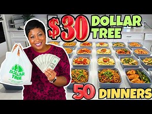 How I Cooked 50 Dinners with Only $30 at Dollar Tree as an African Abroad.
