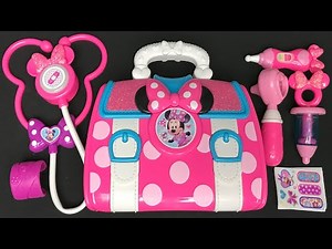 6:58 Minutes Satisfying with Unboxing Disney Minnie Mouse Doctor Set Review Toys Collection