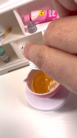 Miniverse From Scratch: Confetti Cake 🎂 #miniverse #asmr #baking