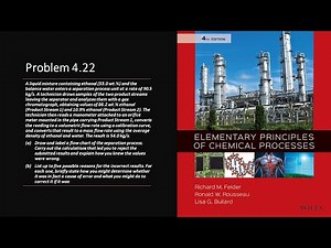 Problem 4.22 | Fundamentals of material Balance| Chapter 4 #process_calculation