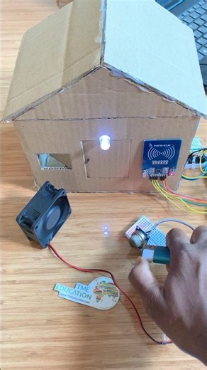 Arduino Home Automation with 12V DC Fan and MQ-135 @TMEEducation