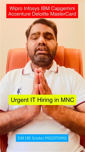 Urgent hiring in MNC companies Wipro Infosys Capgemini all locations and all positions experience candidate 12 to 24 LPA package per year | Officers Online Academy