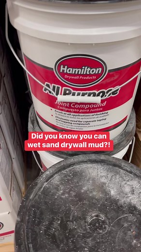 1.2K reactions · 40 shares | The bucket says you can sand with a damp sponge. #drywallsand #drywallsander #drywall #drywallfinisher #drywallrepair #drywallnation #contractor #construction #remodel #diy #tutorial #howto #texture #handyman #home #homerepair | Eduardo Lopez | Facebook