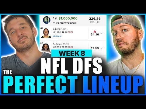 Top NFL DFS Picks for Week 8 | The Perfect Lineup (2025)