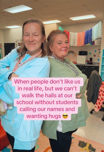 We are kind of a big deal 😎🤣 #teachertok #funny #dreamteam #teacherpara #celebrities @shazzam