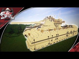 Minecraft: WW2 Landkreuzer P.1000 "Ratte" | Landship Tank Tutorial {25,000 Subscriber Special}