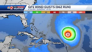 8.2K views · 221 reactions | Overnight run of GFS model has been very consistent with previous runs in turning powerful Cat5 #Lee northward on Wednesday, well east of Central Florida. We will continue to monitor until that turn begins! Stay with WESH 2 News for updates. #weshwx | Tony Mainolfi, WESH | Facebook