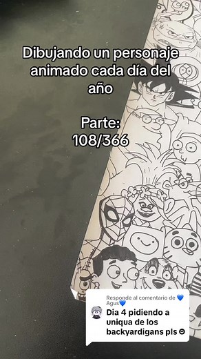 Dibujando a Uniqua de Backyardigans - Día 108: Arte y Dibujo