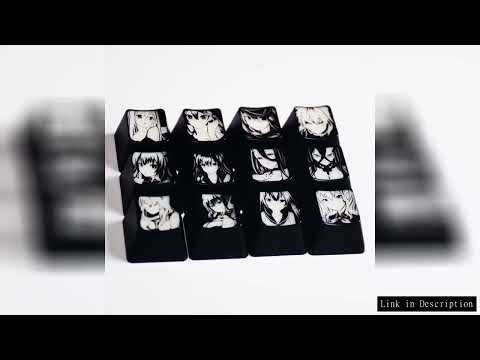 1 Set High-end Backlit Keycap Comics Animation PC+Coating Key Cap For Mechanical Keyboard F Area