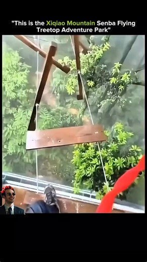 🪷ওমর🌸 on Instagram: "Suspended above the forest, this treetop park turns gravity into pure controlled adventure 🌳🥅 The Xiqiao Mountain Senba Flying Treetop Adventure Park is not just an amusement attraction, but a carefully engineered experience built high among the trees. Platforms, ropes, nets, and zip lines are anchored with precision to allow humans to move through the canopy safely. Every step, swing, and glide is designed to challenge balance, coordination, and courage while keeping ri