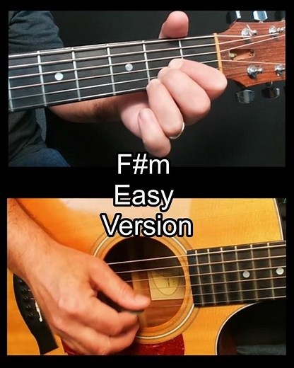 F#m - Easy Version – Clear Note Demo