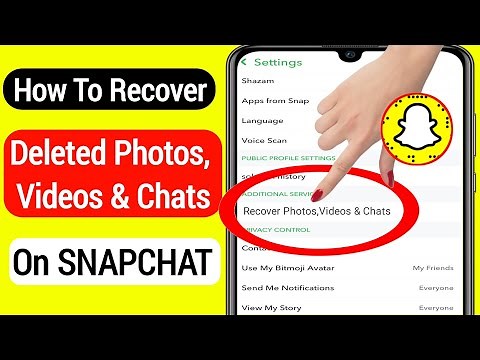 How To Recover Deleted Photos Videos & Chats on Snapchat | Recover Snapchat Messages