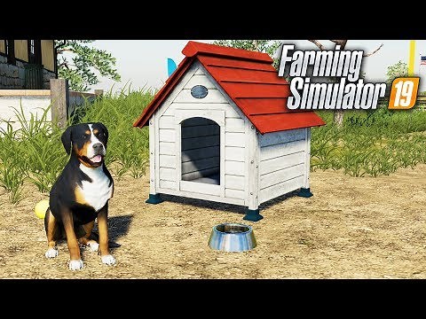 FS19- MEET REX! THE FARM DOG | ANIMAL TOUR FOR FARMING SIMULATOR 2019