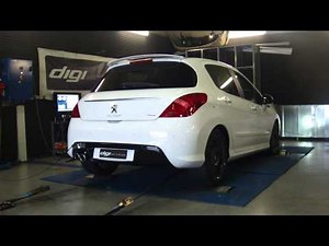 * Reprogrammation Moteur * Peugeot 308 GTI 200cv @ 236cv Dyno Digiservices Paris