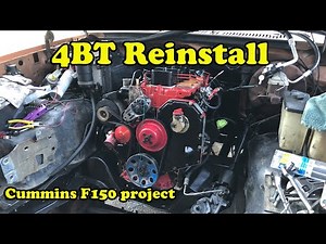 4BT Cummins F150 Project | Engine Reinstallation | Pyrometer Installation