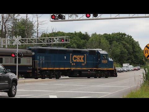 CSX Geometry Train on the Portsmouth Branch (6/16/22)