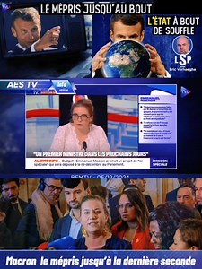 20K views · 471 reactions | Macron Le pompier pyromane le mépris jusqu’à la dernière seconde | AES TV | Facebook