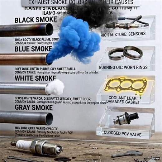 Exhaust Smoke Diagnostic Guide for Car Owners