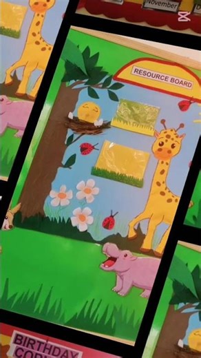Class room different study corners ideas #story corner#short#resource board#birthday corner