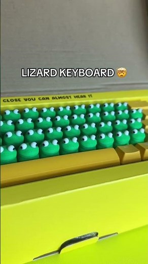 The ULTIMATE Lizard Keyboard!