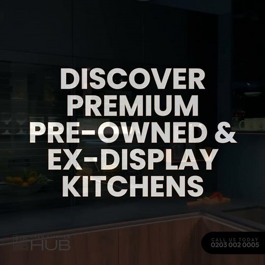 Luxury pre-owned kitchens up to 80% off