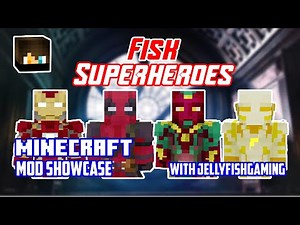Best Minecraft Superhero Mod Ever! [Fisk's Superheroes Mod Showcase] Marvel VS DC