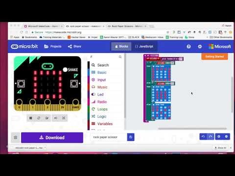Micro:bit Rock Paper Scissor Game