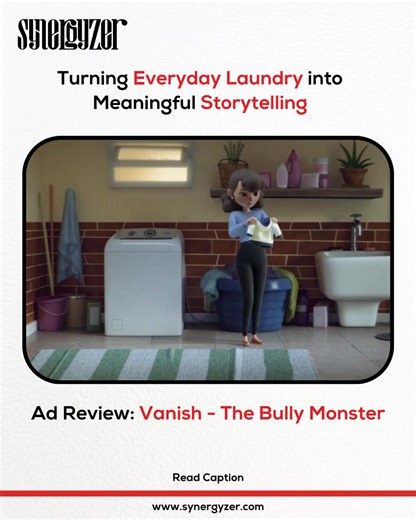 Vanish’s animated short film works because it trusts the story to do the selling. Before a logo appears or a title card explains anything, the fuzzy, fabric-like texture of the animation already hints at clothing. This visual cue feels intentional, almost tender, setting the tone for what follows. It is subtle foreshadowing, and it works. The film opens on a familiar detergent-ad setup: a child, a dirty uniform, a worried parent. But instead of stopping at stains, it moves inward. The mark on th