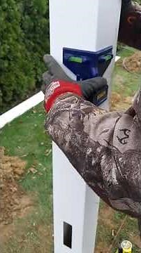 How To Install Vinyl Fence Like a Professional; Pt 5