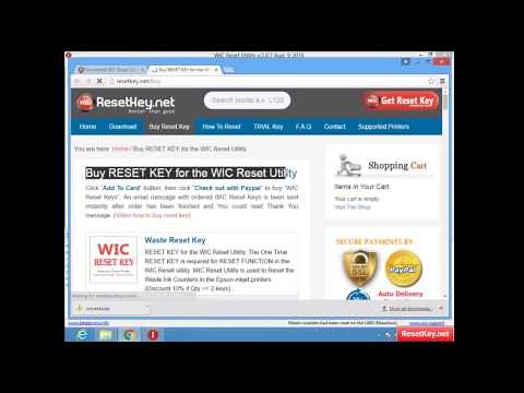 How to download and setup wic reset utility tool